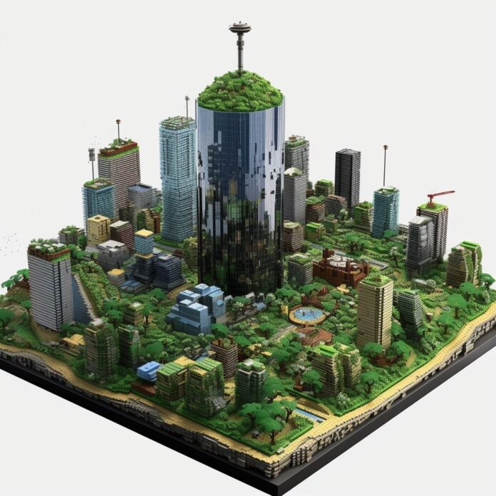 AI-Generated Lego Cities: Building The Future Of Virtual Design ...