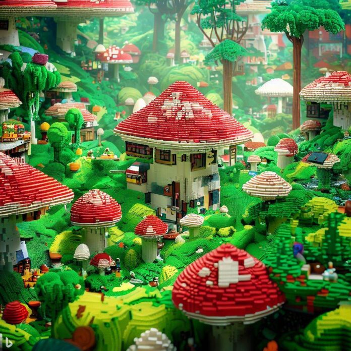 AI-Generated Lego Cities: Building The Future Of Virtual Design ...