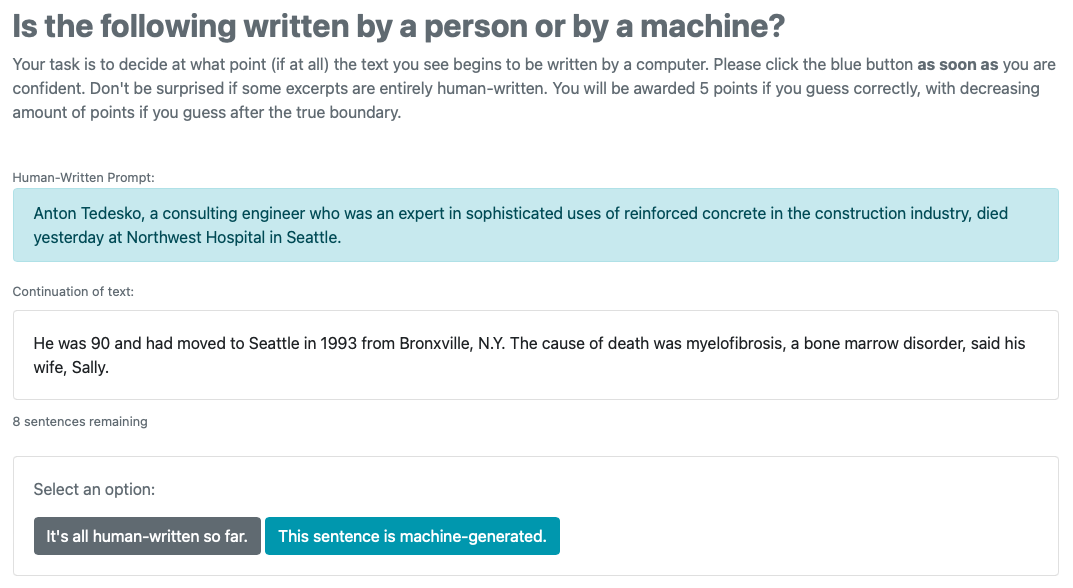 Real or Fake Text - Neuronad - AI News and AI Tools for Everyone