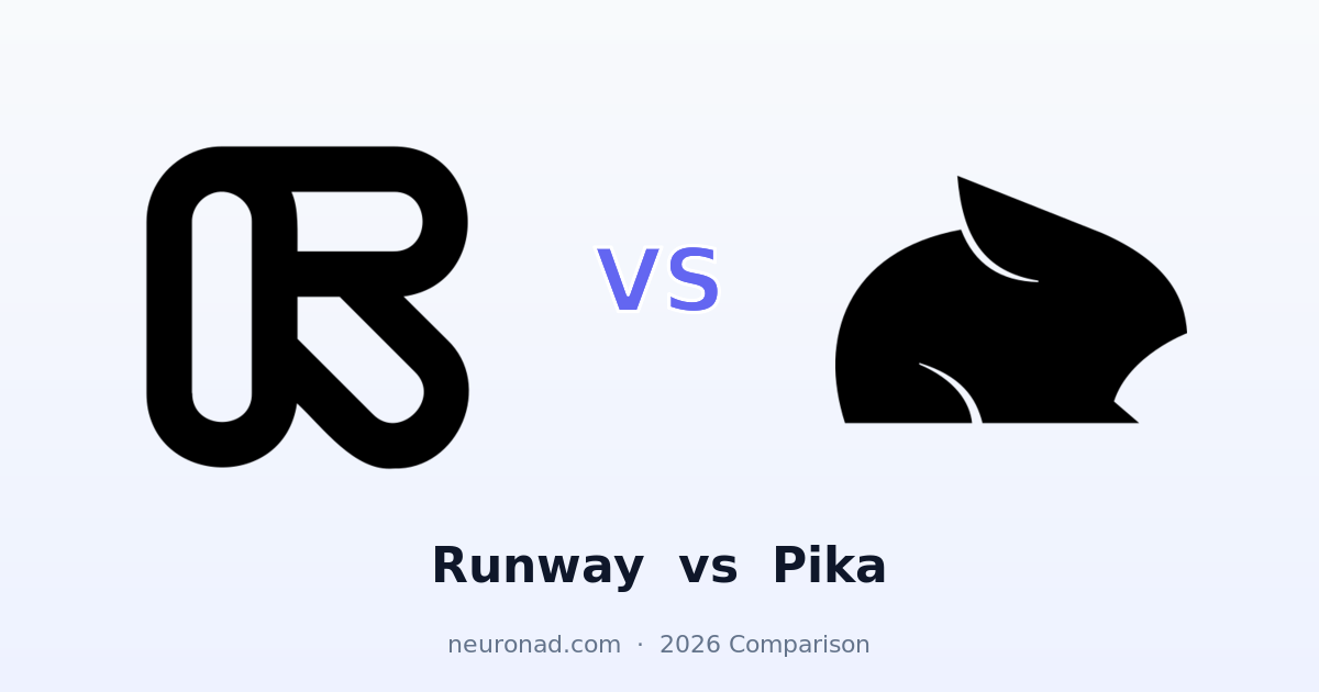 Runway vs Pika (2026): Professional Motion Platform vs Viral Video ...