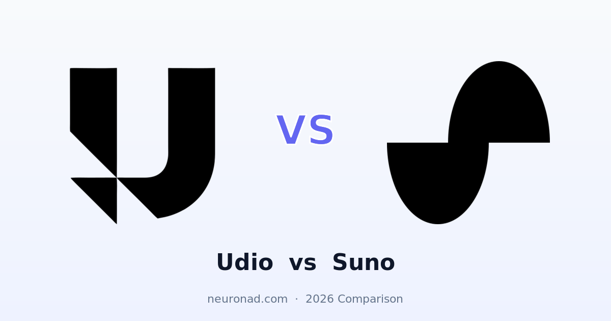 Udio vs Suno (2026): The AI Music Generation Showdown - Neuronad - AI ...